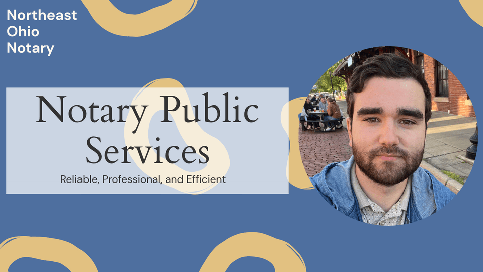 Mobile Notary Public Cleveland & Lakewood | Max Swartout